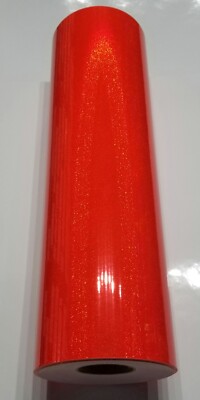 Fluorescent Red Glitter Film Sign Vinyl 24" x 10 ft Longlife | eBay