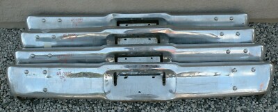X MERCURY COMET NEW TRIPLE PLATED CHROME REAR BACK BUMPER 1964 64 OEM ...