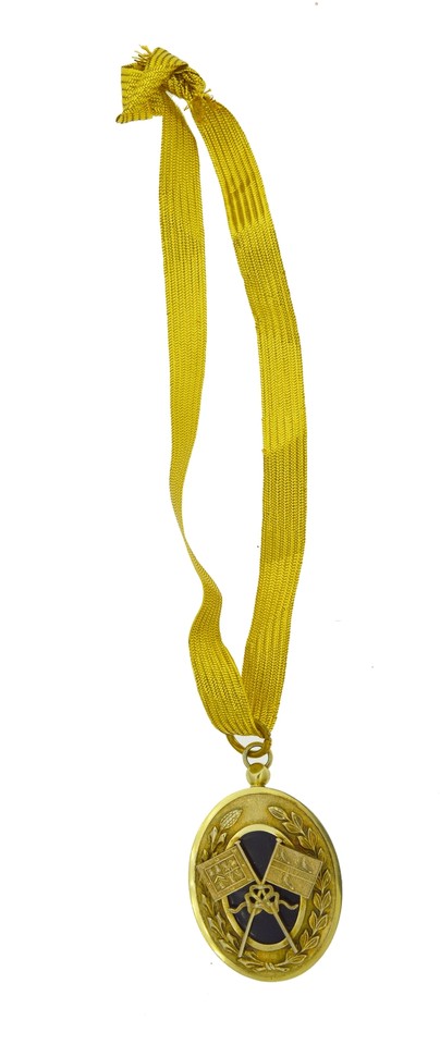 George Kenning & Son London Sterling Silver Vermeil Heraldic Masonic ...