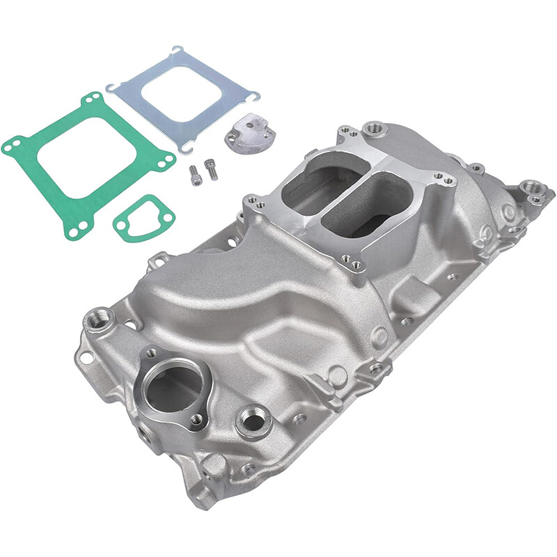 Aluminum Dual Plane Intake Manifold For BBC Big Block Chevy V8 396 402 ...