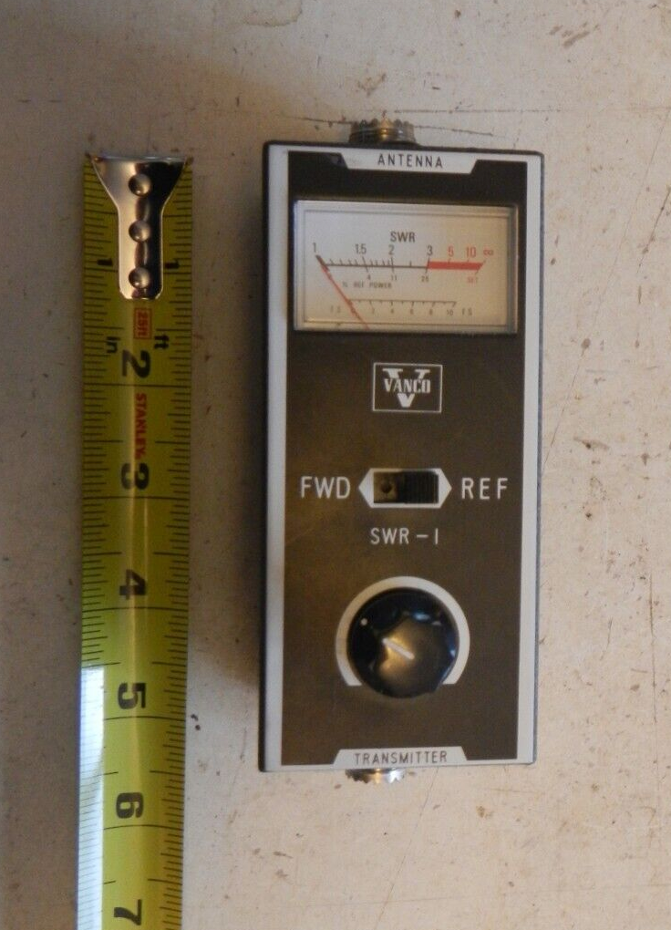 Vintage 1970s Vanco SWR-1 SWR Meter CB Radio Antenna Match Made in ...