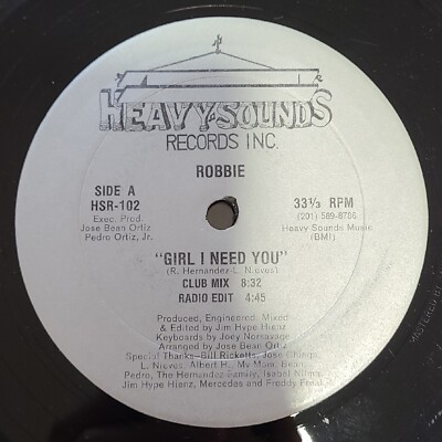 Robbie-Girl I Need You 12” FREESTYLE | eBay