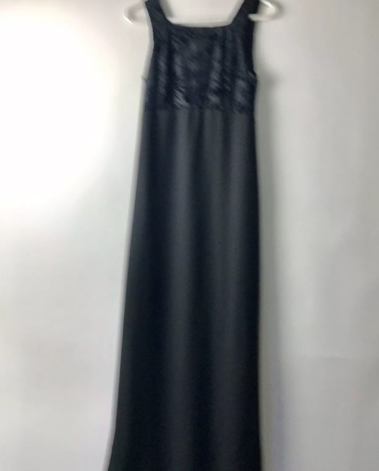 Vintage Rhapsody Sz 6 Black Cutout Velvet Bodice Maxi Formal Evening ...