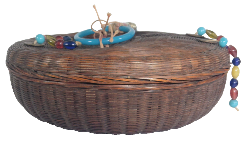 Antique Chinese Sewing Basket Late 1800s | eBay