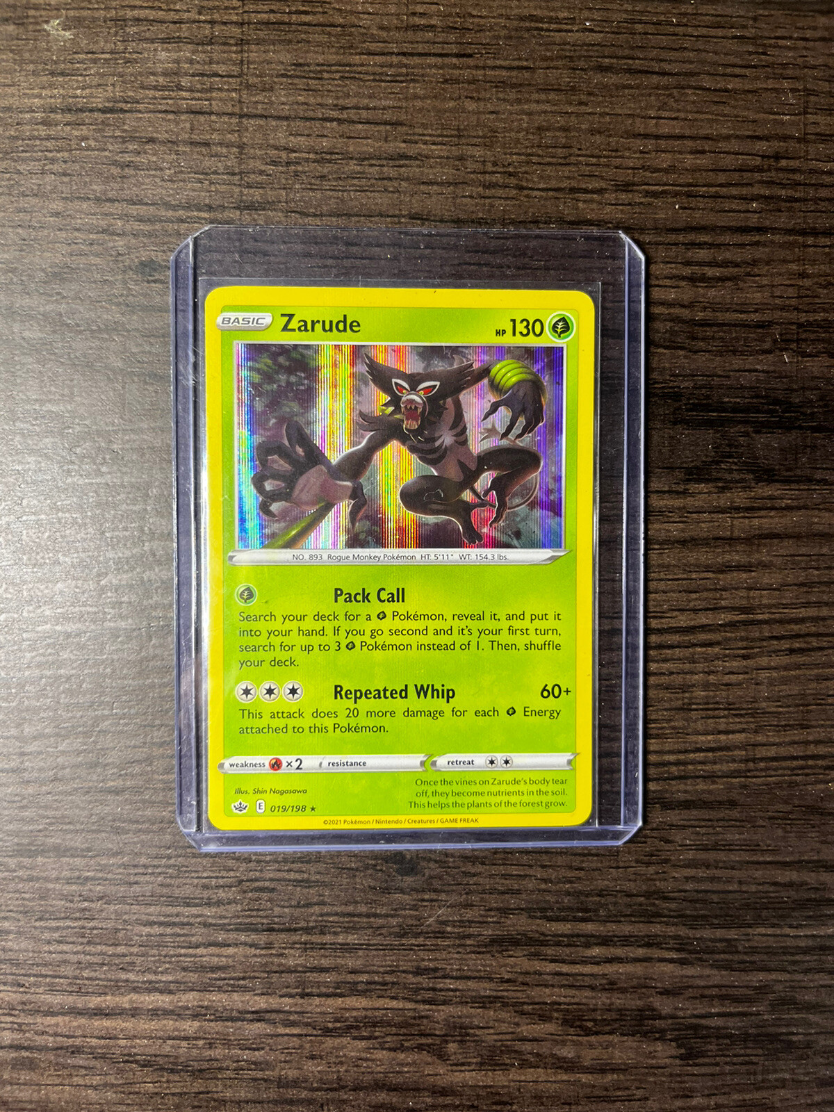 Zarude Holo Pokémon Card Singles | eBay