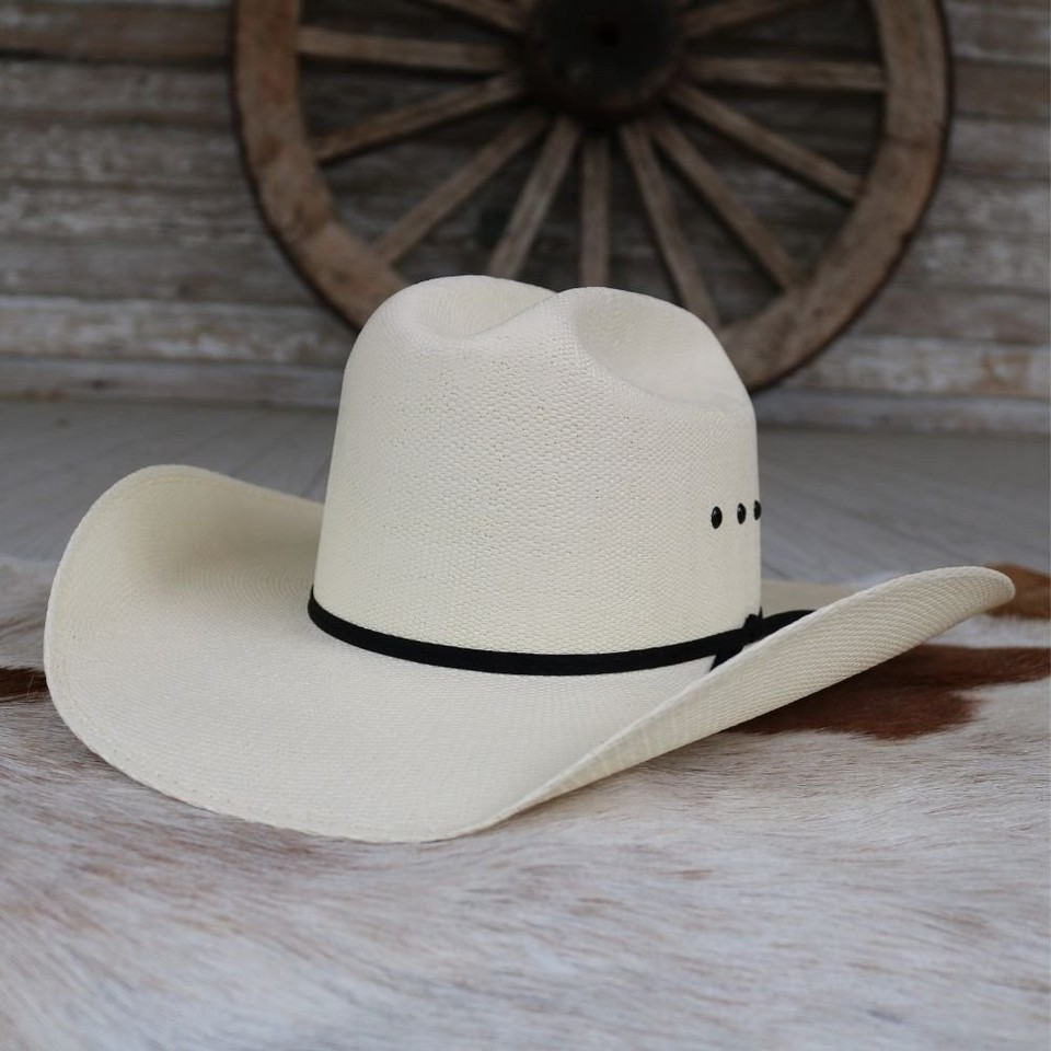 Resistol Denison 7X Straw Cowboy Hat | eBay