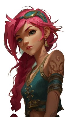 Female Fantasy Portrait Vinyl Car Decal Sticker – Waterproof & UV ...