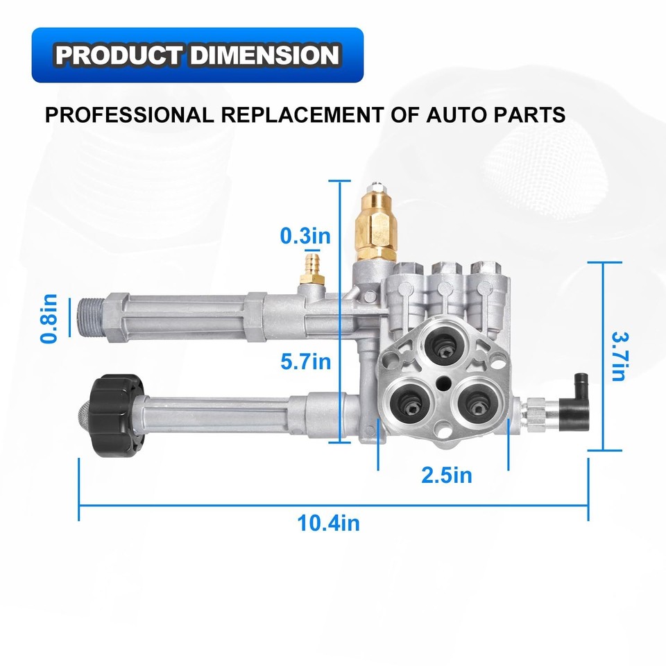 RMW / SRMW Pressure Washer Pump Head Assy For Troy Bilt Complete AR42518 AR43061 | eBay