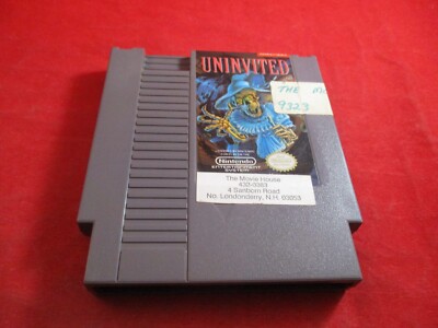 Uninvited (Nintendo Entertainment System NES, 1991) game WORKS! #B1 | eBay