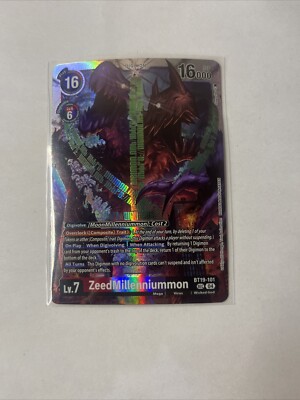 ZeedMillenniummon BT19-101 SEC Digimon Release Special Booster 2.0 NM | eBay