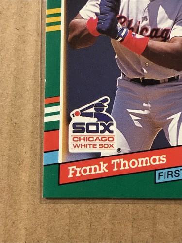 1991 Donruss Frank Thomas Rookie Error Card No. 477 | eBay
