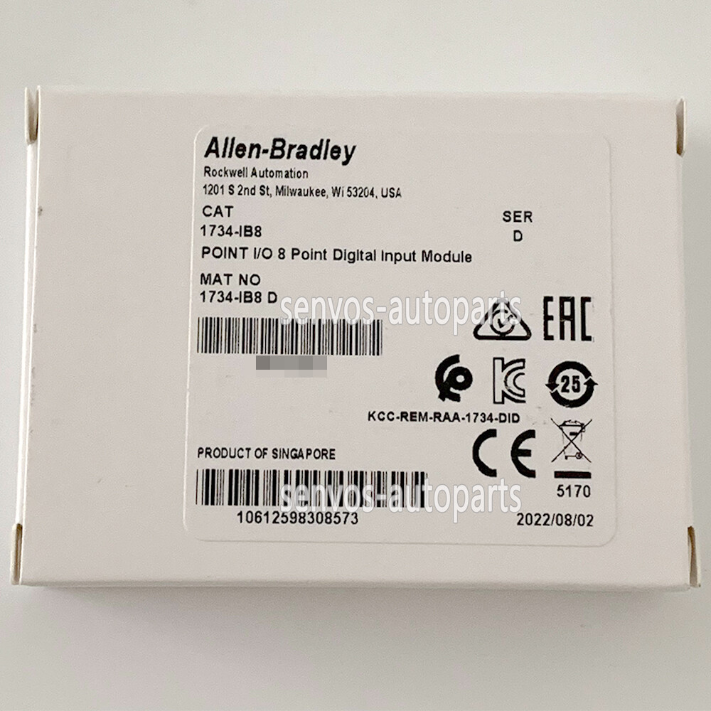 Allen-Bradley 1734-IB8 Ser D 8Point Digital Input Module AB NEW Factory ...