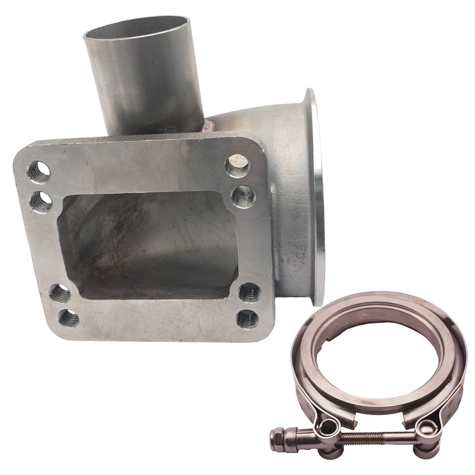 Stainless Steel 2.5 inches V-Band T3/T4 Turbo Turbocharger Elbow ...