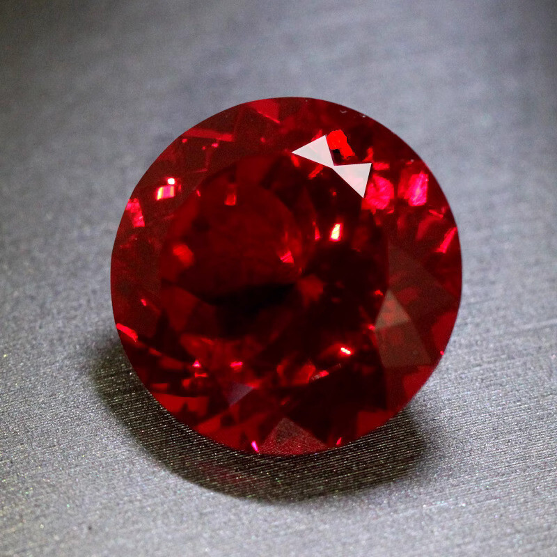 13mm Big Rose Crystal Carbuncle Gems Barklyite Ruby Stone Gemstone Gem ...