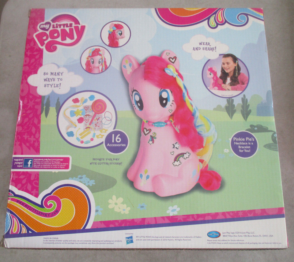 MIB 2016 MY LITTLE PONY PINKIE PIE SWEET STYLE PONY 10.5" FIGURE | eBay
