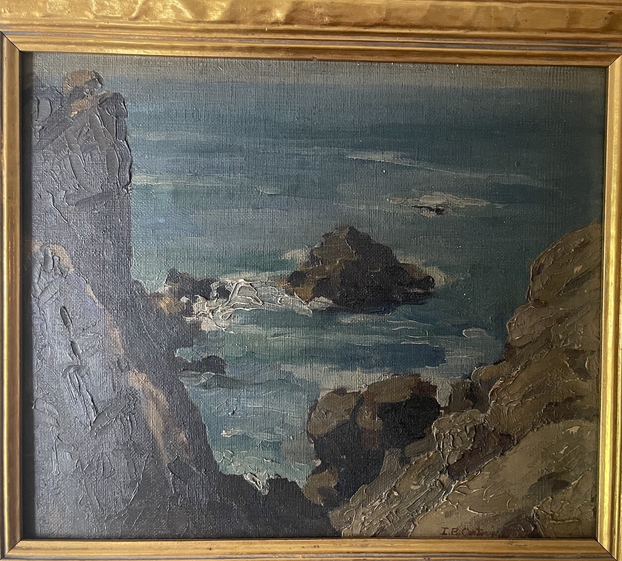 Isabel P. Cartwright Oil – “Carmel Highlands” California Seascape ...