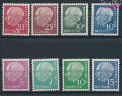 Briefmarken BRD 1960 Mi 179y,181y,183y-186y, 259y-260y (kompl.Ausg.) f ...