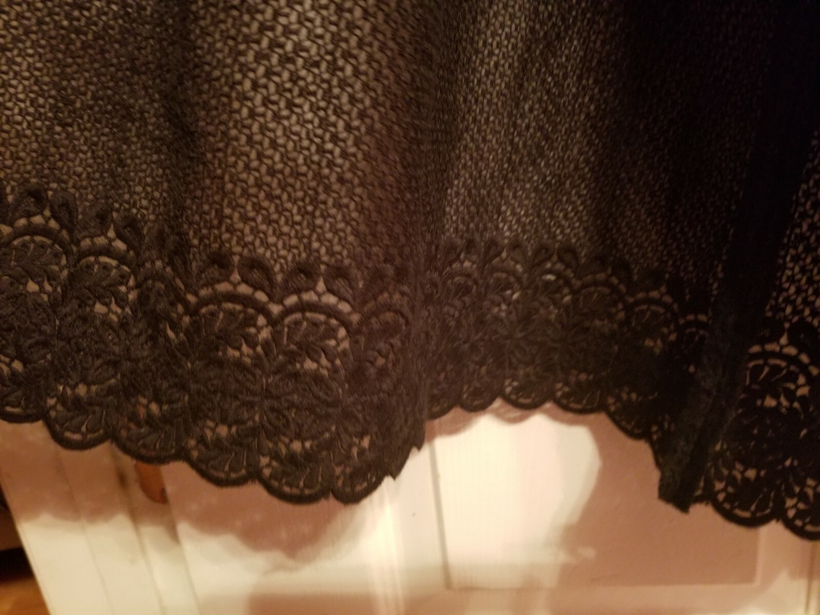 NWT Bebe Black Formal Embroidered Organza Halter Dress With Front Open ...