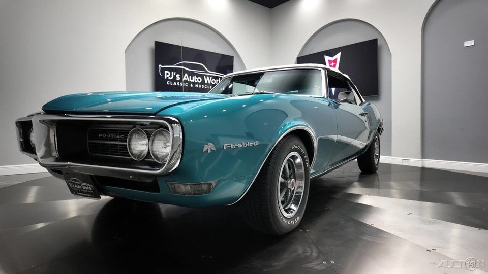 1968 Pontiac Firebird Rare 350 H.O Meridian Turquoise | eBay