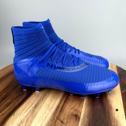 Under Armour Highlight 2 Men's Size 10.5 MC Knit Royal Blue Football ...