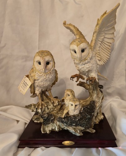 Juliana Collection Hand Finished Resin Owl Family Sculpture 16" Or 41cm ...