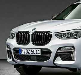 Genuine BMW G01 X3 G02 X4 Gloss Black M Perf Kidney Grilles Pair ...