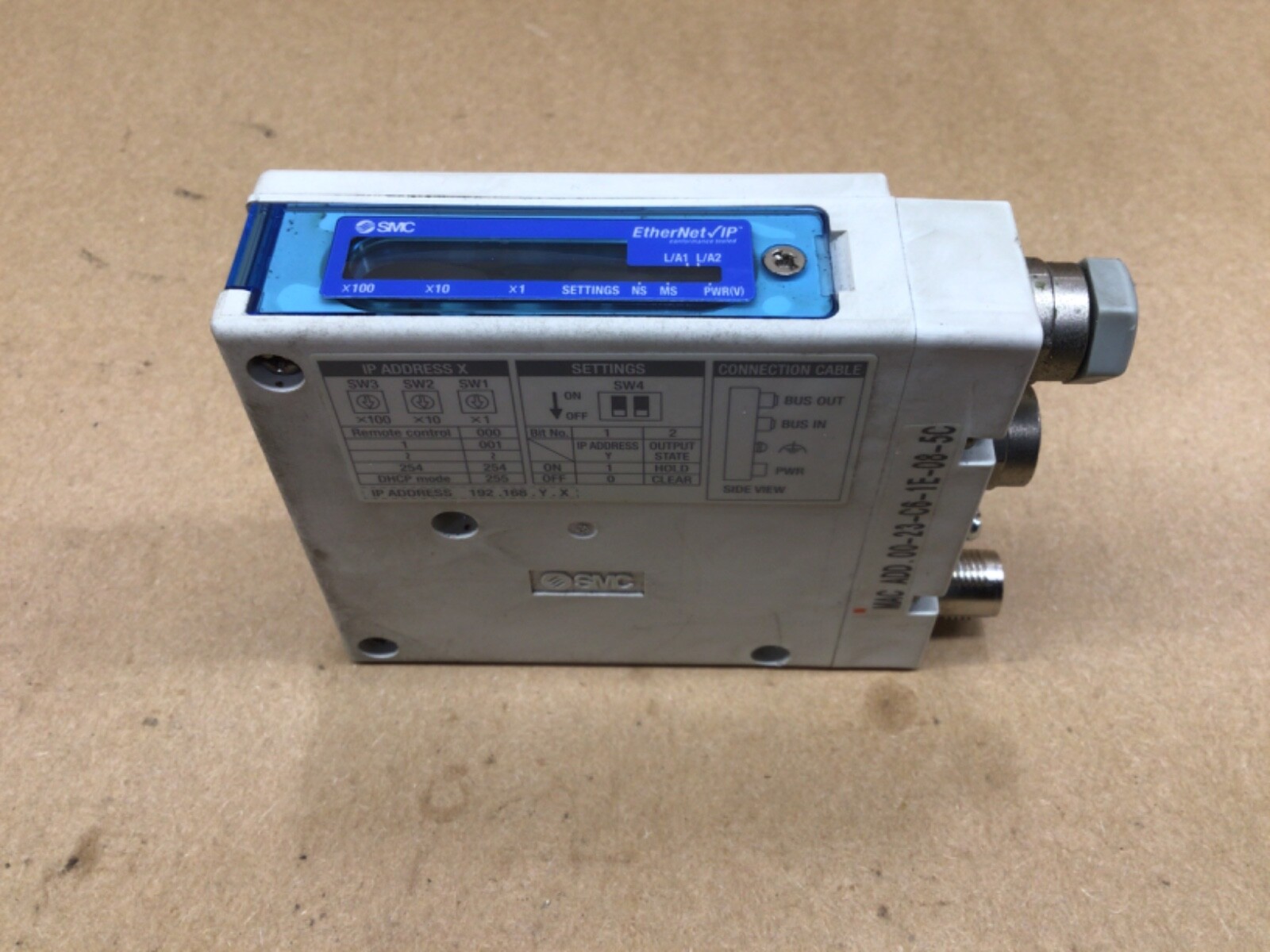 SMC EX260-SEN1-X194 EtherNet Fieldbus System Module #4014L11IAC | eBay