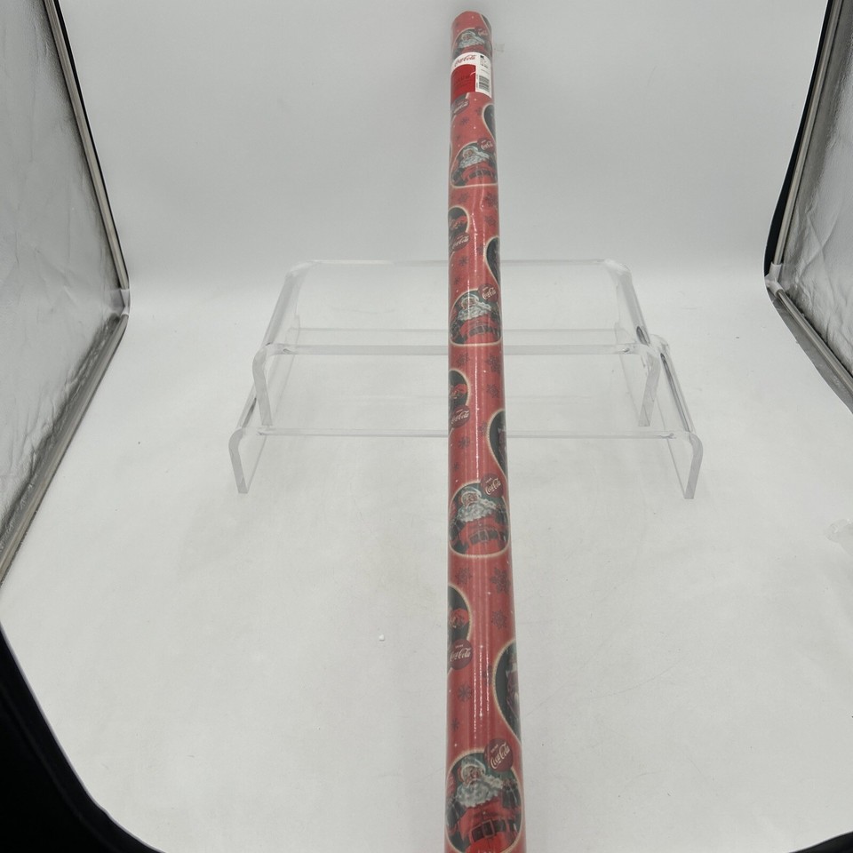 Coca Cola Wrapping Paper Santa Claus 2012 Roll 50 Sq Ft Total Kmart 3.3 ...