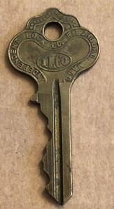Vintage Independent Lock Co. Key # 1054 | eBay