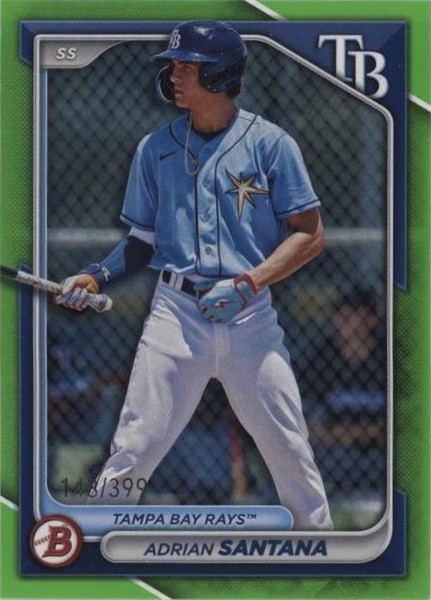2024 Bowman - Prospects Neon Green Border #BP-61 Adrian Santana /399 (RC) for sale online | eBay