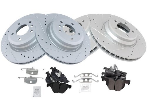 For 2007-2013 BMW 335i Brake Pad and Rotor Kit Front and Rear 36171YPBD ...