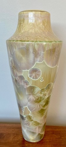 Bo Lovelace Beautiful Vase Pottery Signed Vintage Retro 17" tall 1970's ...