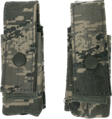 Lot of 2 ABU Pistol Mag Pouches Button Snap Flap, US Air Force USGI ...