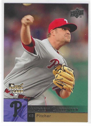 Andrew Carpenter 2009 Upper Deck Update RC Card# U-45 | eBay