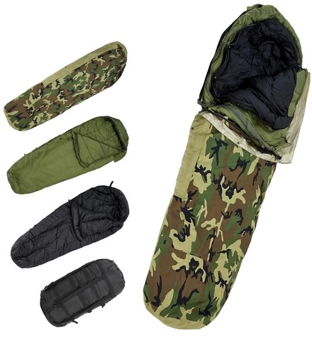 Authentic US Military Issue Modular Sleeping System (MSS), -40°F ...