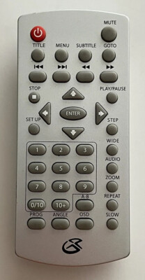 Original GPX D108S DVD Remote Control Controller | eBay