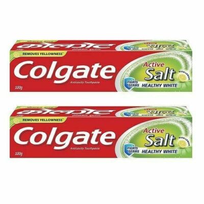 Colgate Toothpaste Active Salt - 100 g (pack of 2) (Salt and Lemon) F ...