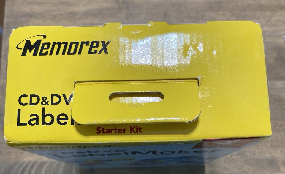 Memorex CD and DVD Label Maker Starter Kit with Label Design Software ...