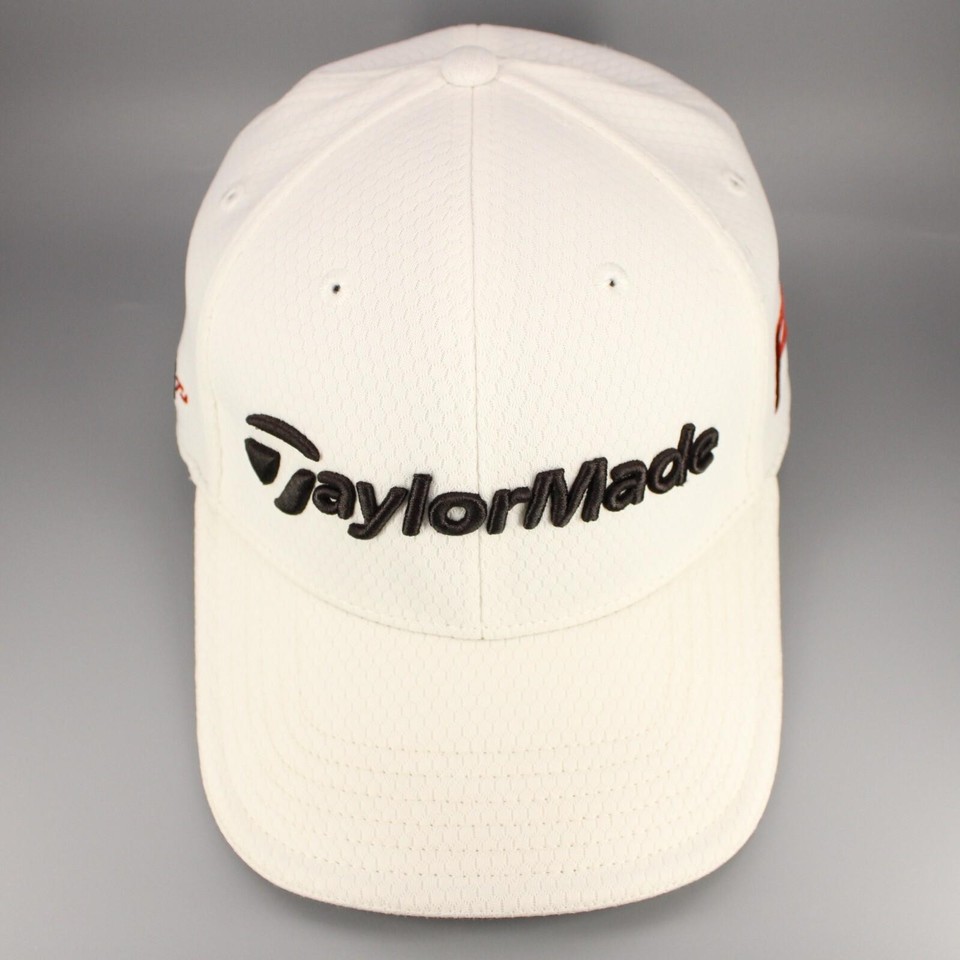 TaylorMade R11S Penta Hat Cap Adjustable White Black Golf Tour ...