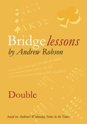 Double (Bridge Lessons) by Robson, Andrew Paperback Book The Cheap Fast ...