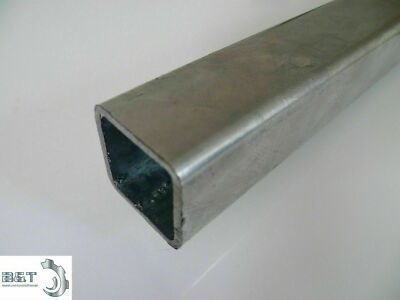 Stahl Kantrohr Profilrohr VERZINKT Stahlrohr Konstruktionsrohr Länge ...