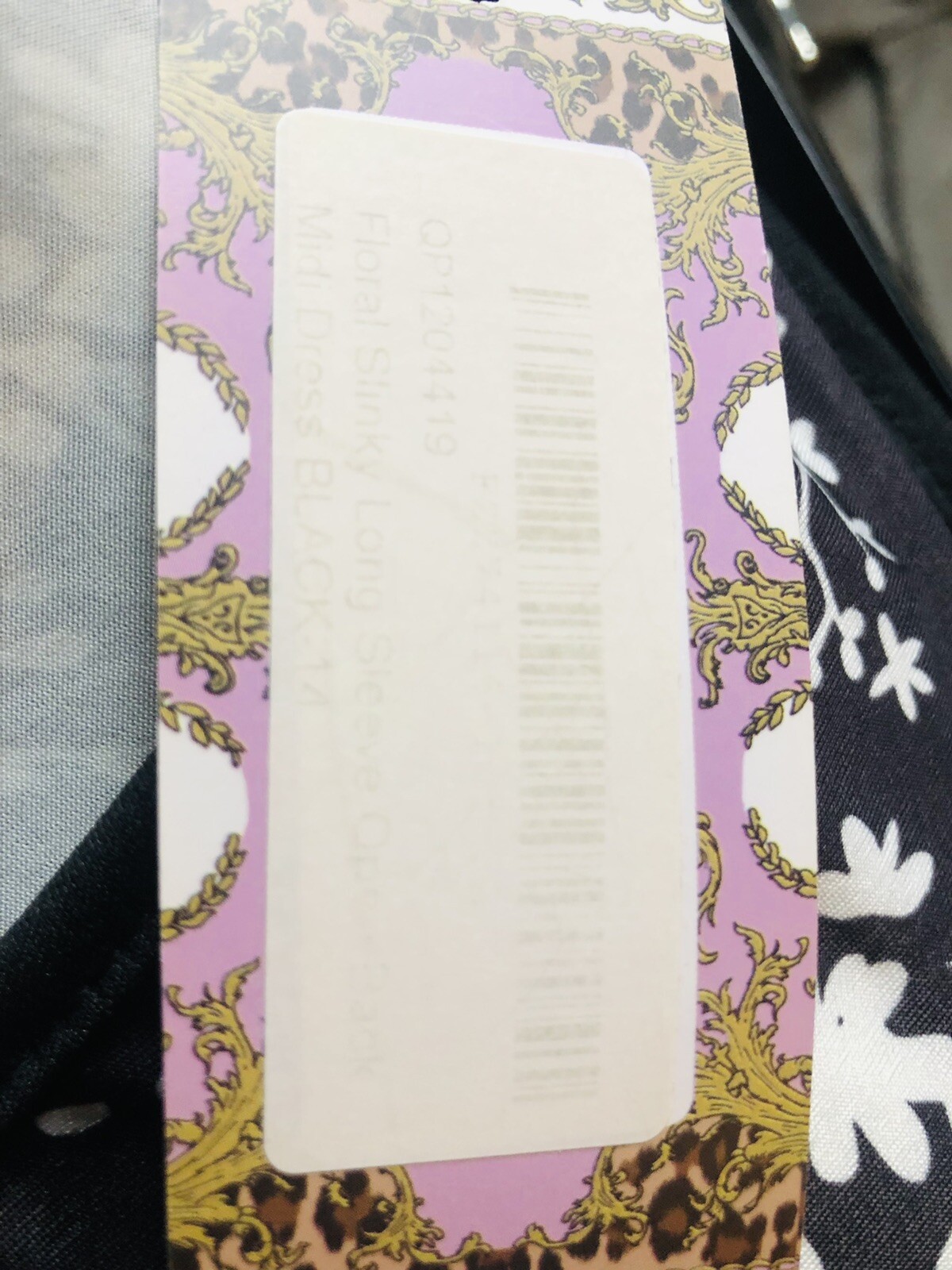 Boohoo Black/White Floral Stretch Open Back Midi Dress Size 14 | eBay