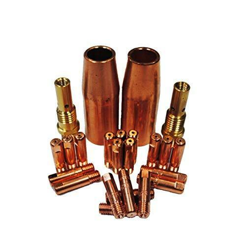 Trafimet MIG Mega 1 Consumable Kit 24 PCS Nozzles/Diffusers/Contact ...