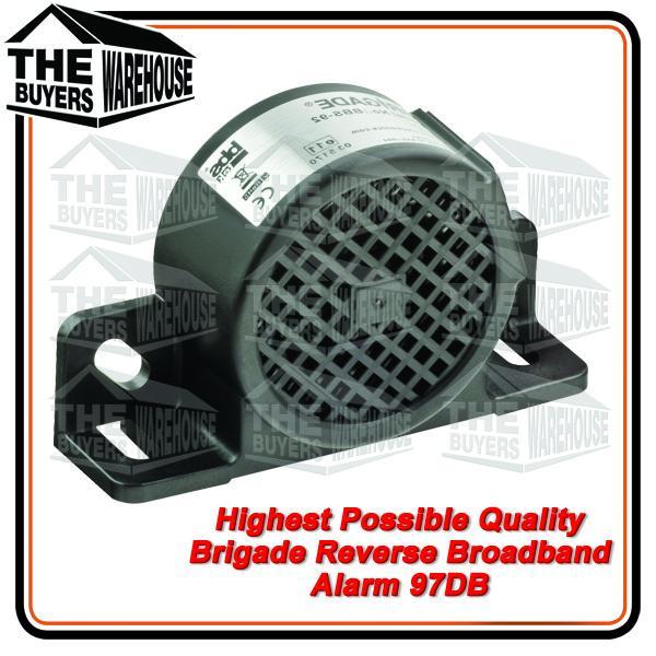 Brigade 97db Self Adjusting Squawker Reverse Alarm Buzzer BBS97SA Truck ...