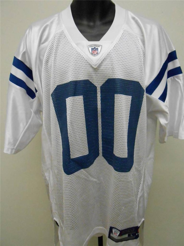 NEW #00 FAN Indianapolis Colts Mens Adult Size L Large Reebok Licensed ...