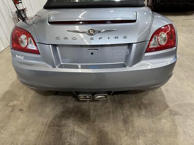 04-08 CHRYSLER CROSSFIRE REAR BUMPER COVER SAPPHIRE BLUE METALLIC CLEAR ...