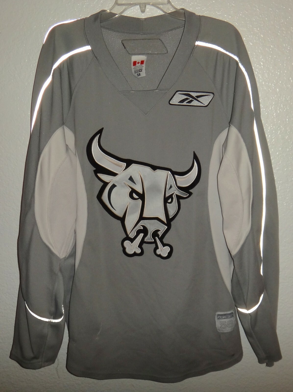 MENS 58 REEBOK AUTHENTIC SAN ANTONIO RAMPAGE AHL HOCKEY TEAM ISSUED ...