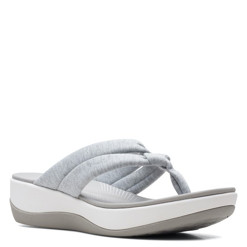 Women's Clarks, Arla Kaylie Sandal 26159873 Gray Synthetic | eBay
