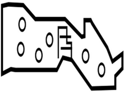 53212-48050 Toyota Support, radiator, lh 5321248050, New Genuine OEM ...