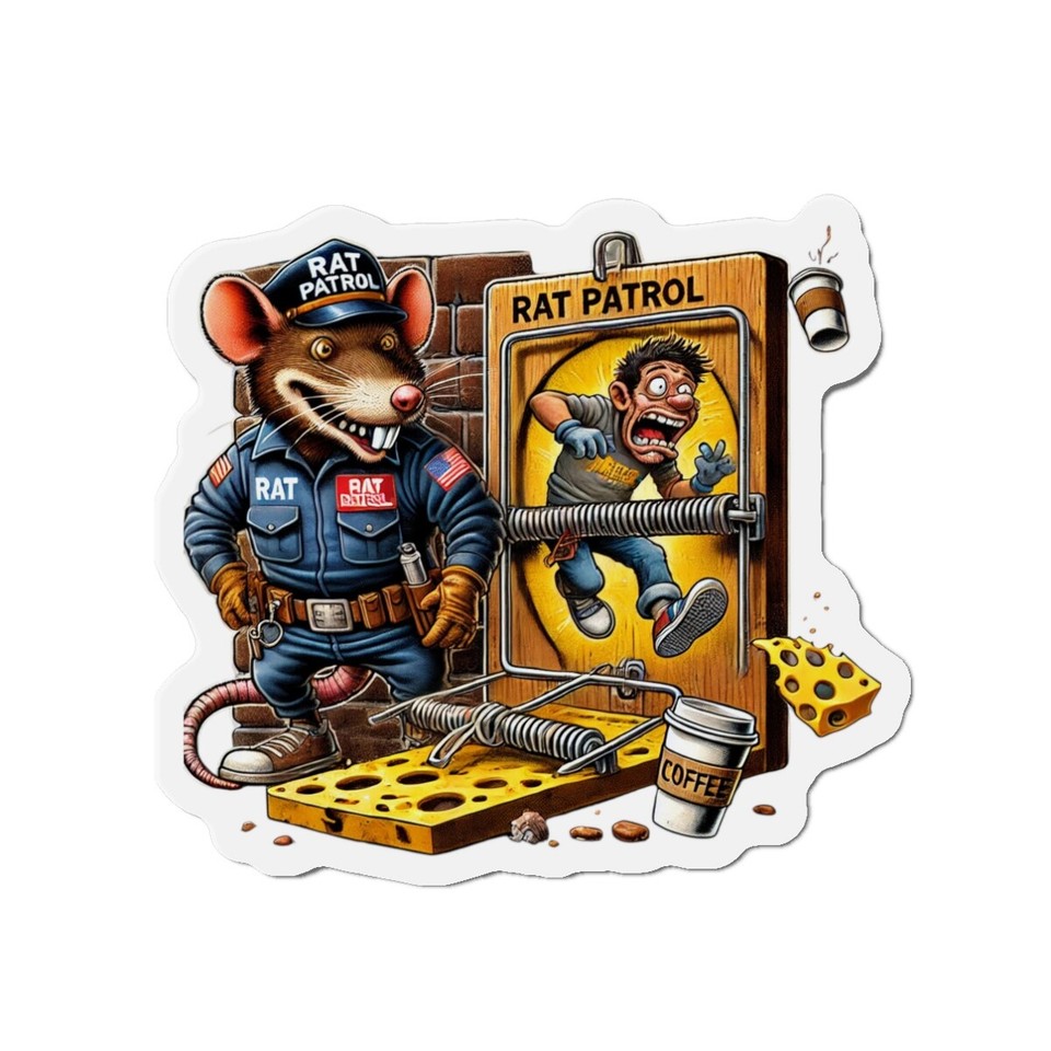 Rat Exterminator Magnet, Pest Control Tech, Funny Fridge Decor, Vermin ...